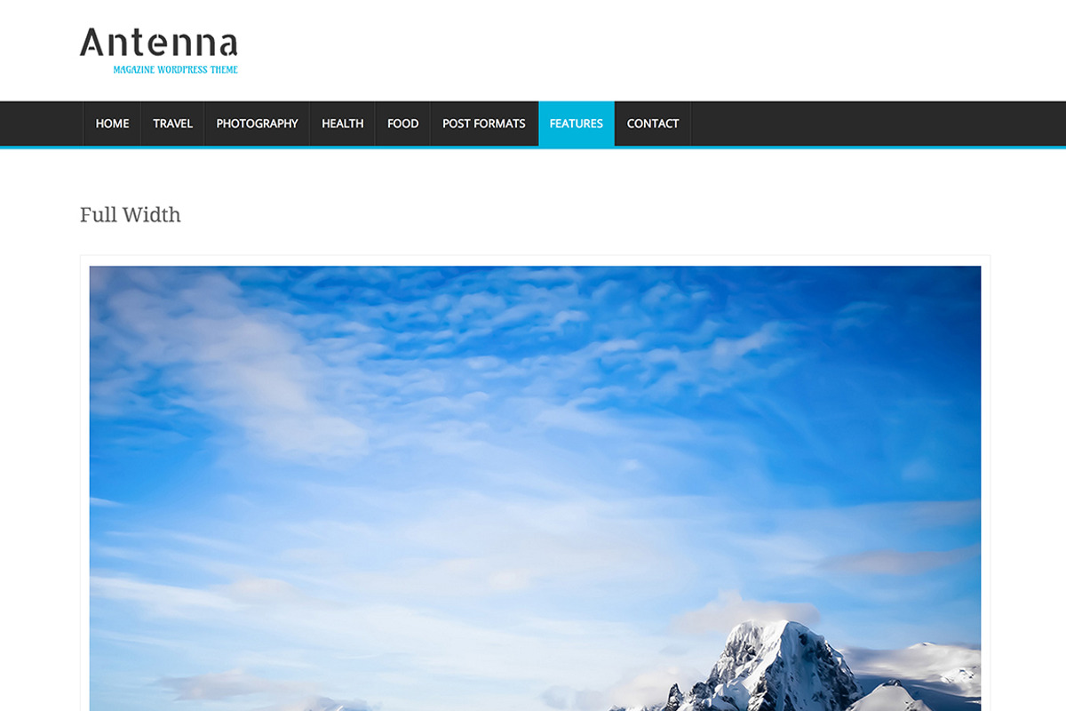 Antenna Magazine Theme, a WordPress Template by DesignOrbital