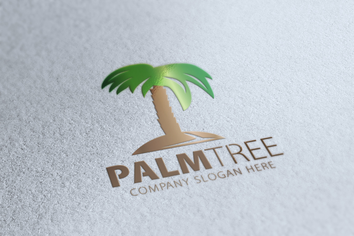 Palm Tree Logo, a Branding & Logo Template by essegraphic