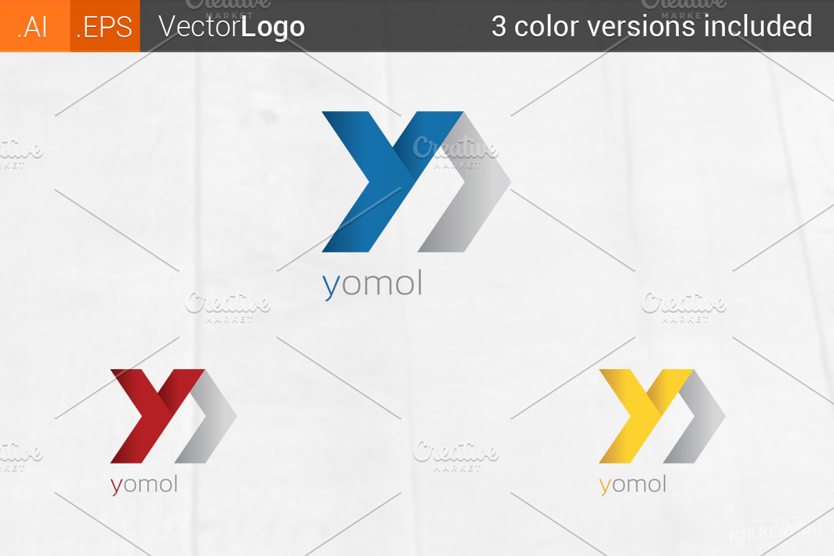 Letter Y Company Logo, a Branding & Logo Template by Krukowski Graphics
