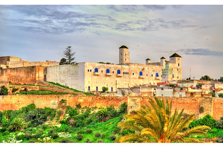 Cityscape of safi a city in western morocco on the atlantic ocean ...