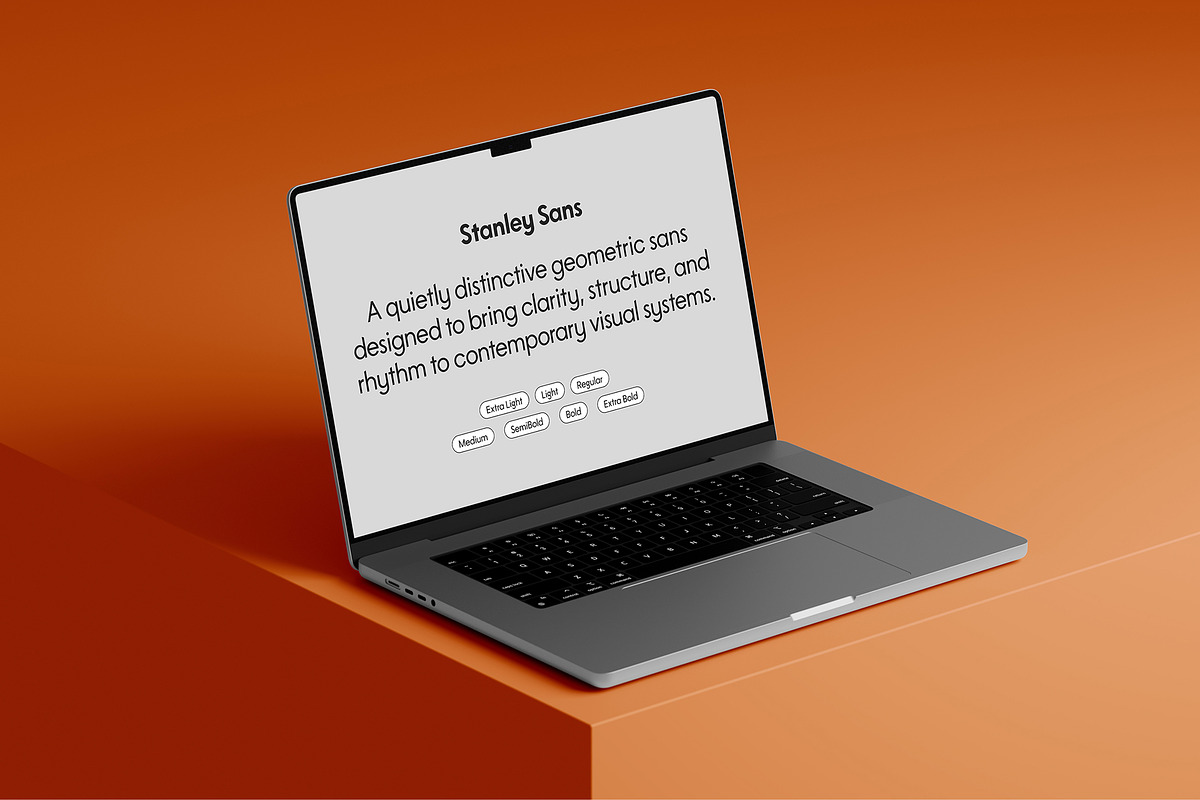 Stanley Sans Modern Geometric Variable Font Family