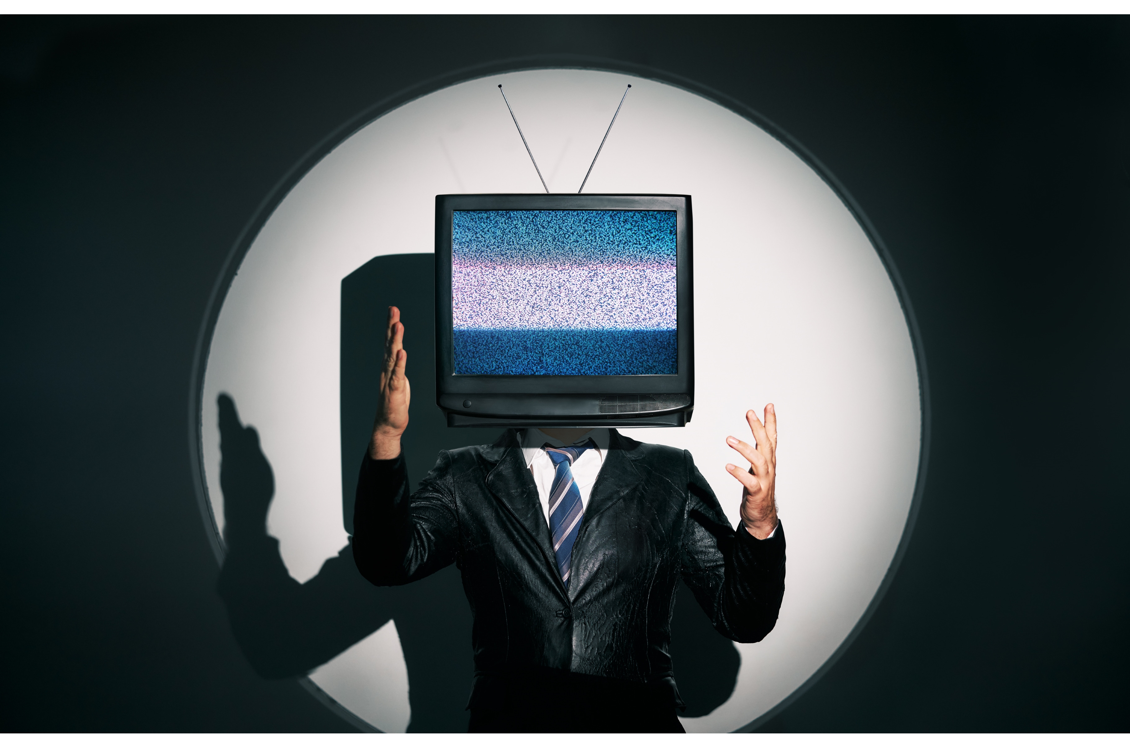 Man with TV instead of head. Media, a Technology Photo by Gladkov ...