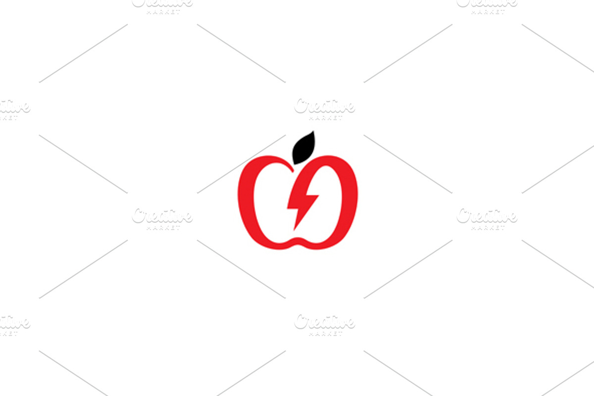 Charging apple, a Branding & Logo Template by Steinar Logo