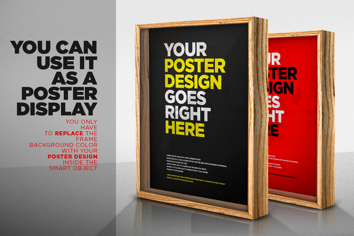 Logo/Poster Frame Mockup, a Product Mockup by Mihai Frankfurt