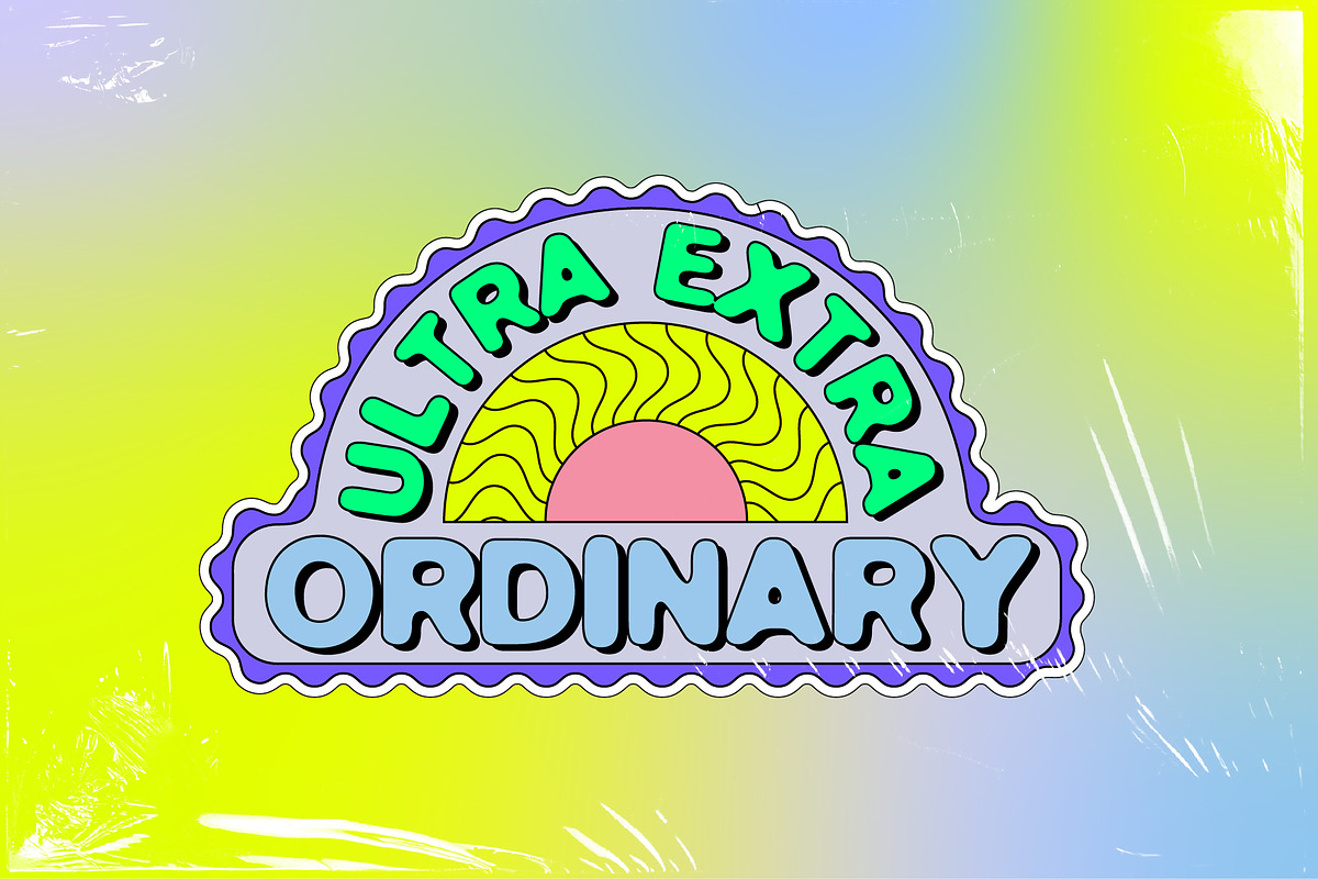 STICKERLAND 2000s Vector Set, an Object Graphic by angelainthefields