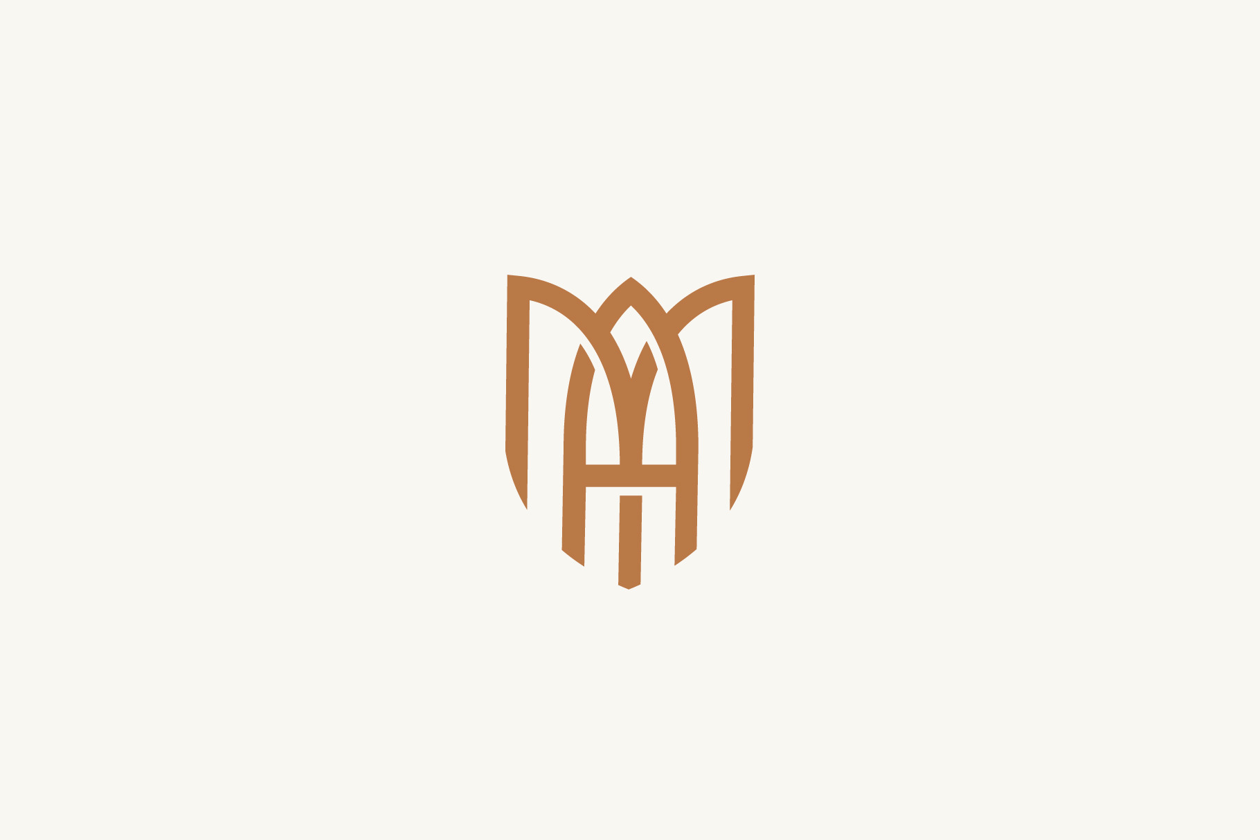 Monogram of Two letters MA or AM., a Branding & Logo Template by lettett