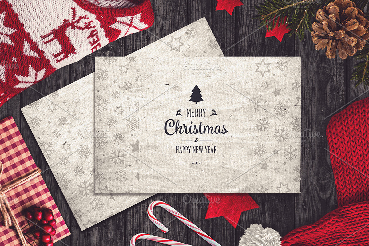 Christmas Scene /Mock-up Creator #2, a Product Mockup by relineo.mock-ups