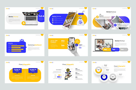 Market In Google Slide | Presentation Templates ~ Creative Market