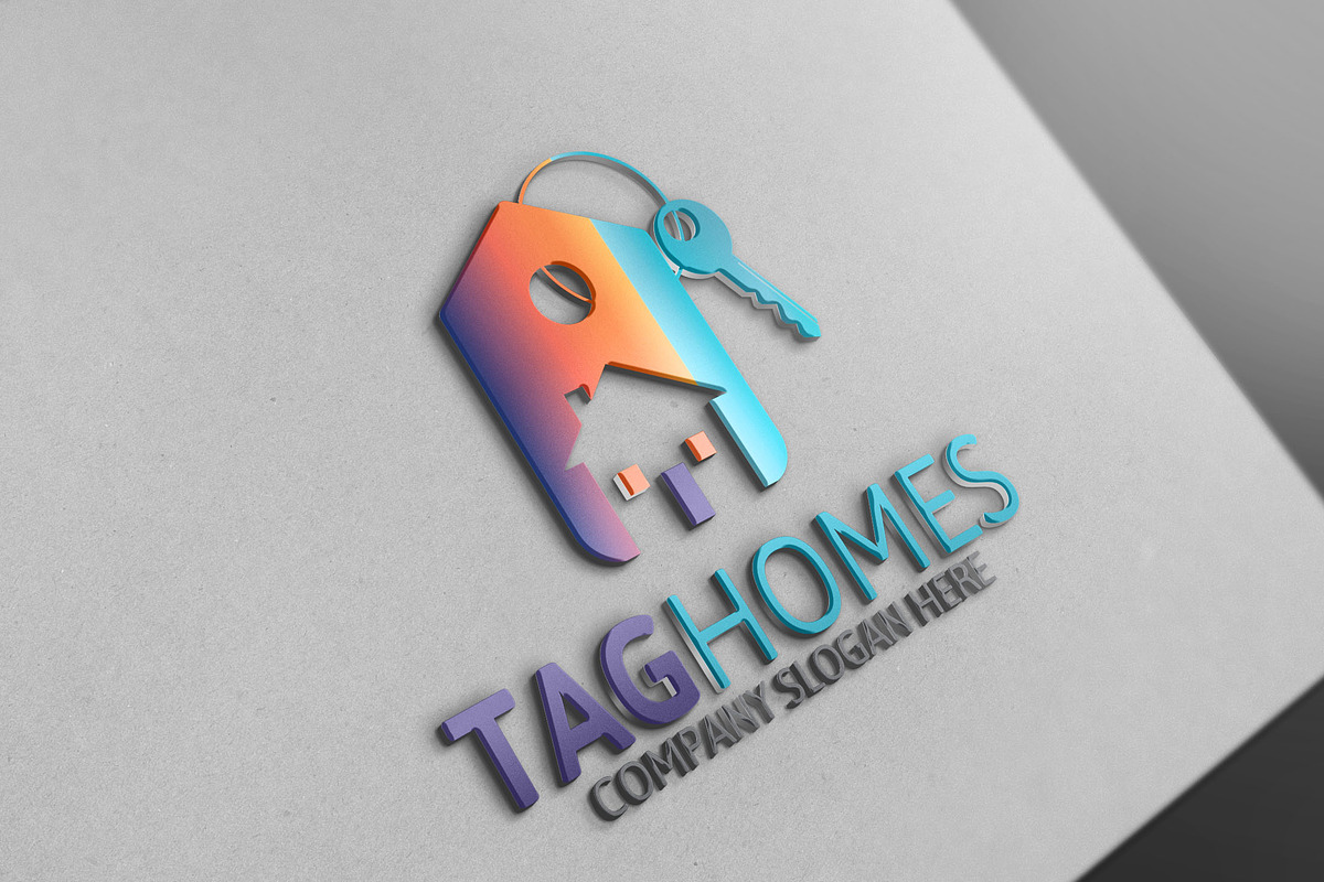 Tag Homes Logo, a Branding & Logo Template by Josuf Media