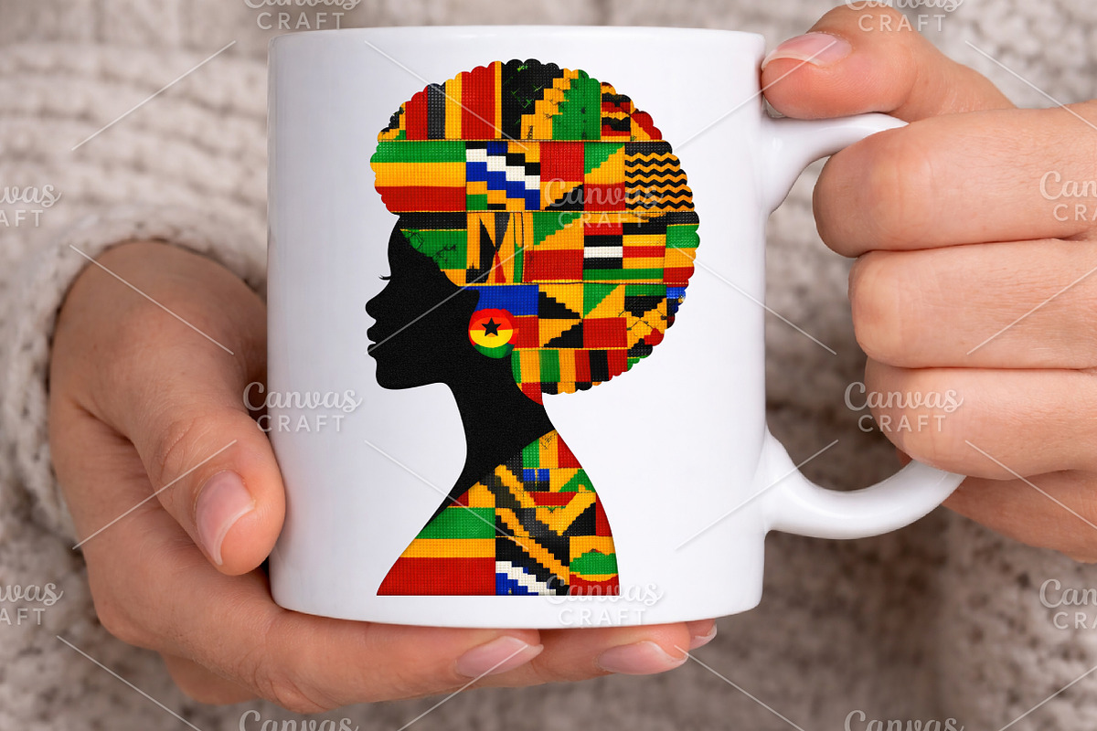 Black History Woman PNG, an Illustration by Canvas Craft
