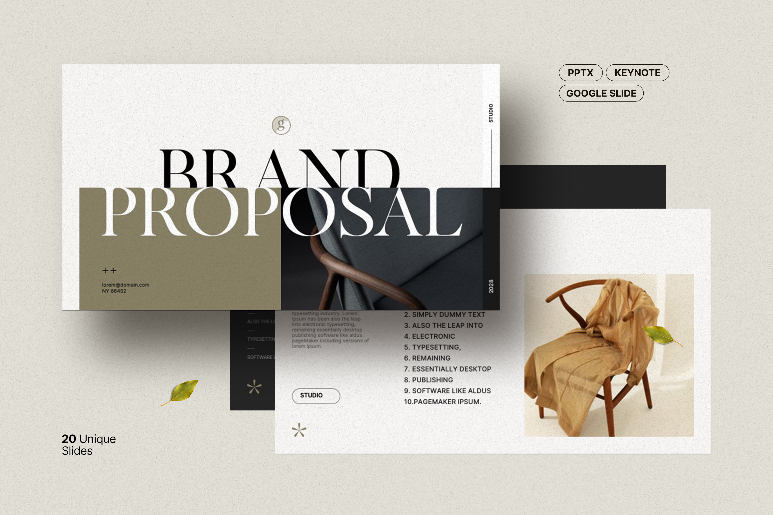 Brand Proposal Template, a Presentation Template by GoldenPixelStudio