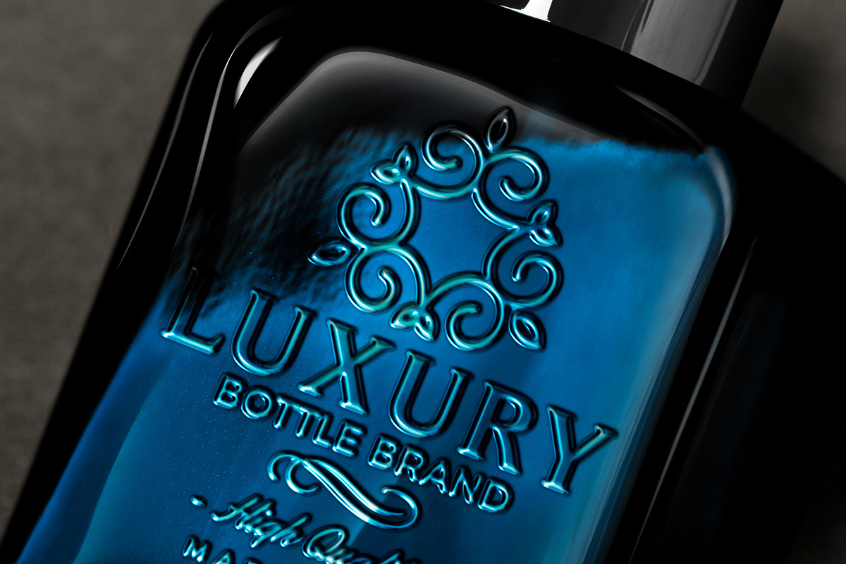 Glass Emboss Logo Mockup, a Packaging Mockup by GfxFoundry