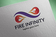 Fire Infinity Logo, a Branding & Logo Template by Design_Planet ...