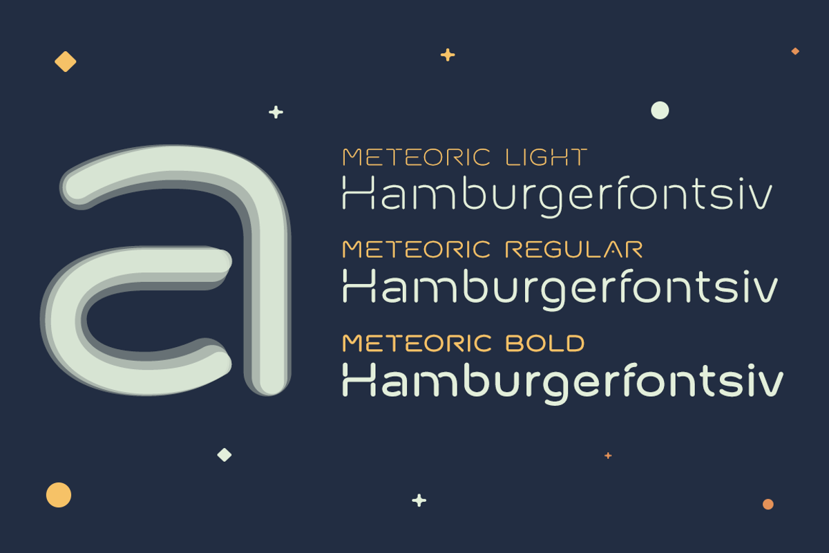 Meteoric Bold Font, a Sans Serif Font by Nuno Dias