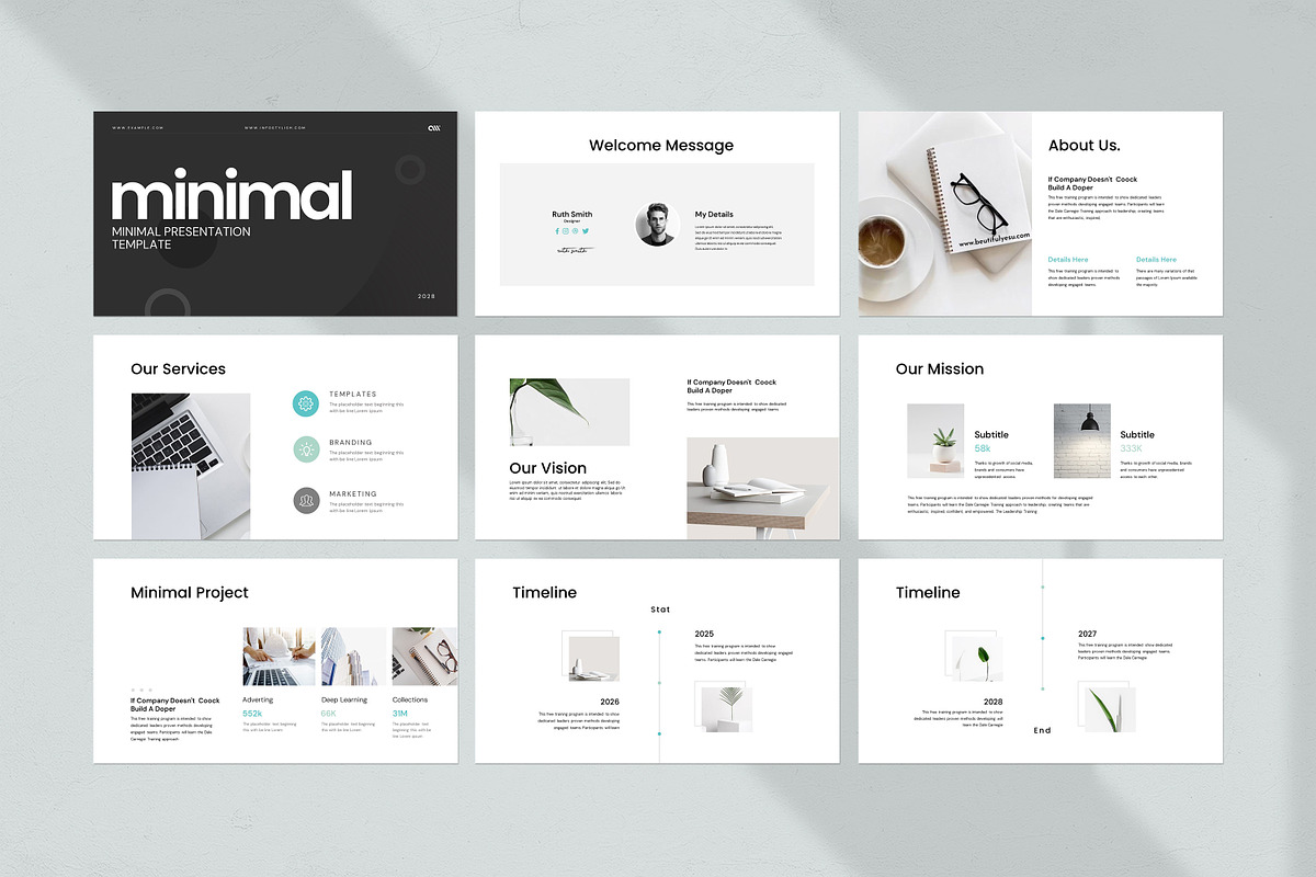 Minimal Presentation Template, a Presentation Template by evgenystudio