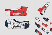 No show Socks Mockup Set, a Product Mockup by Creatsy