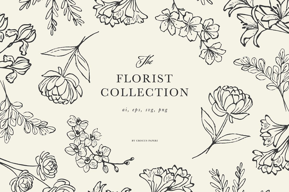 1500+ Hand-Drawn Clipart Bundle