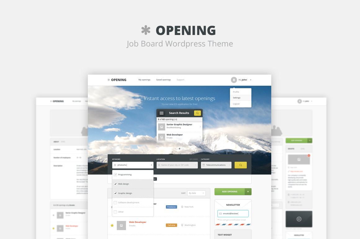Opening - Job Board Wordpress Theme, a WordPress Template by bestwebsoft