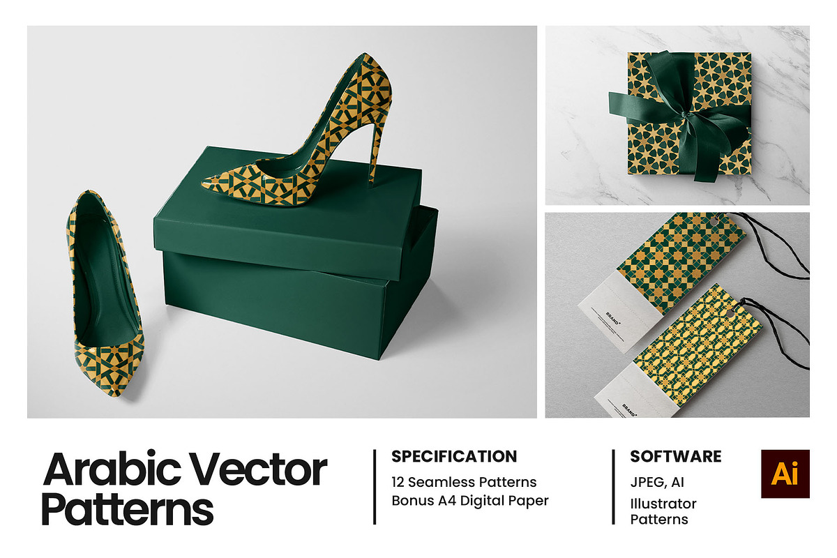 Arabic Patterns, an Object Graphic by DesignerCandies