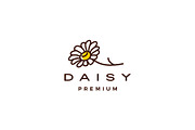 daisy flower logo vector icon, a Branding & Logo Template by vastard