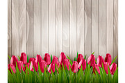Nature spring background, a Texture Illustration by ecco