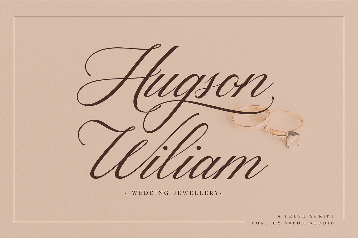 Hello Bride Fonts | Wedding Fonts, a Script Font by 50Fox