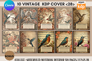 Vintage Hummingbird Notebook Covers