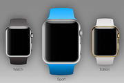 Apple Watch [Vector], a Product Mockup by UaedanDesign