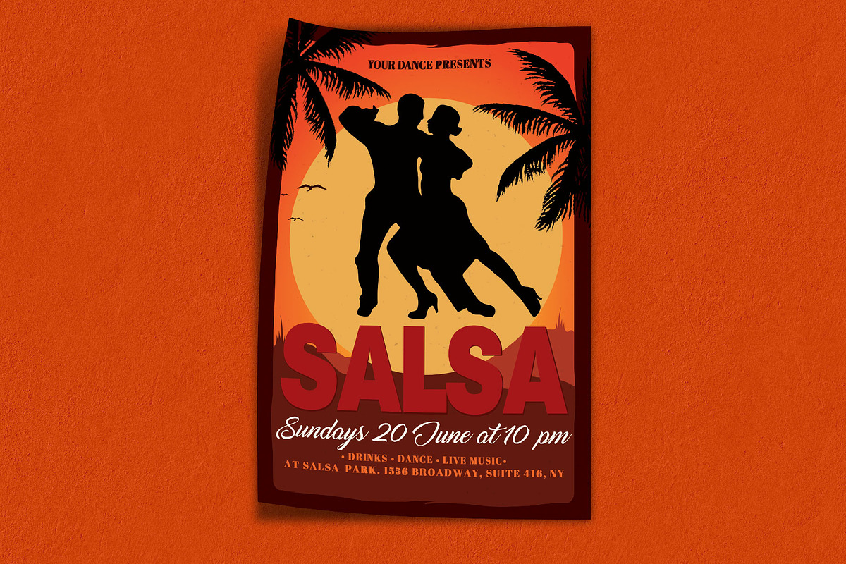 Salsa Flyer, a Flyer Template by Artolus