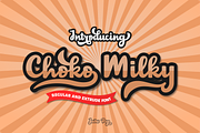 Choko Milky // fun and bold fonts, a Font by Java pep