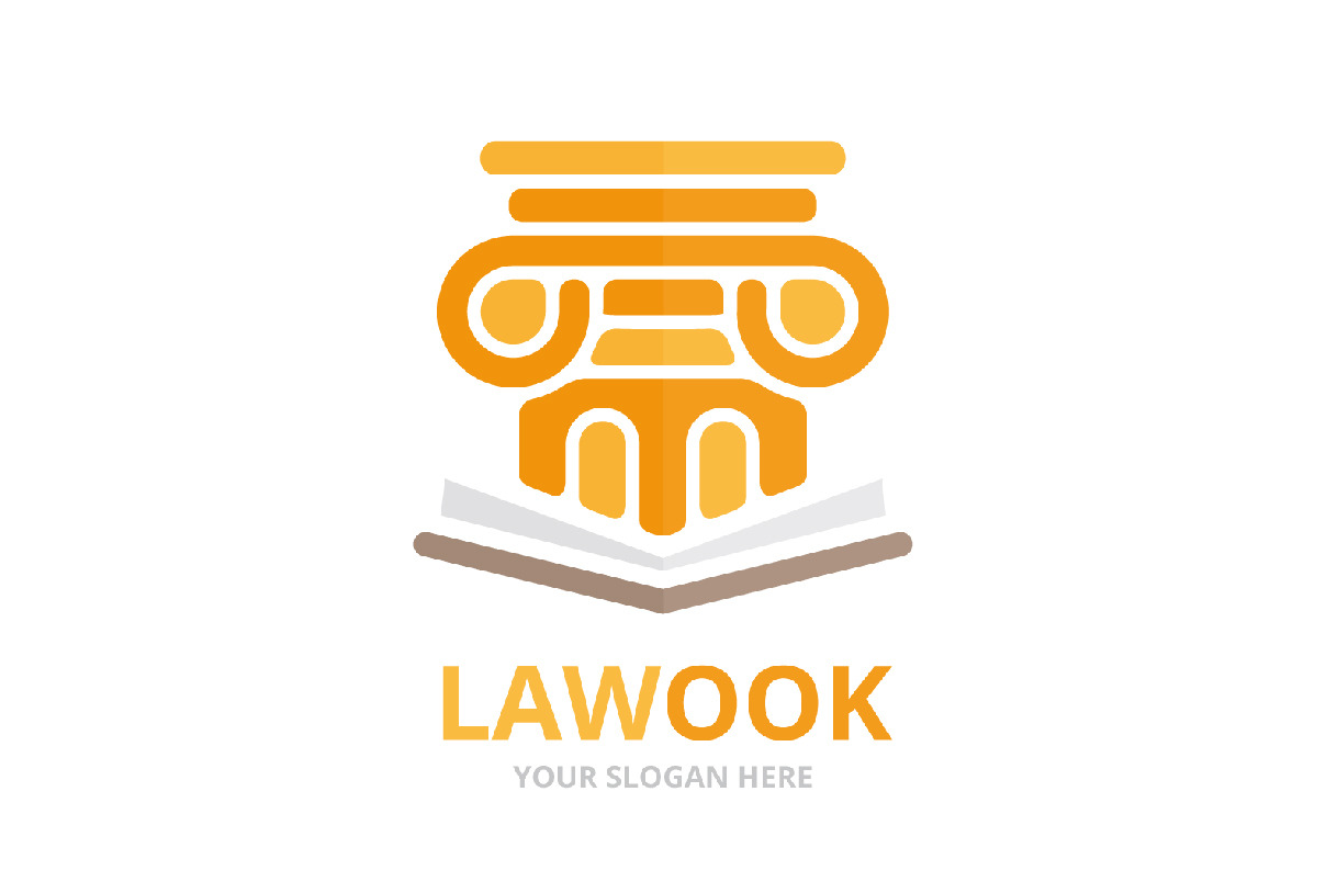 Column and open book logo, a Branding & Logo Template by GraphiShop