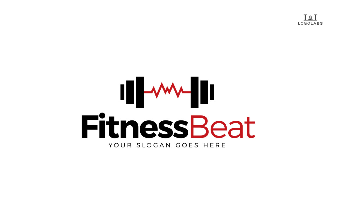 Fitness Beat Logo, a Branding & Logo Template by LogoLabs