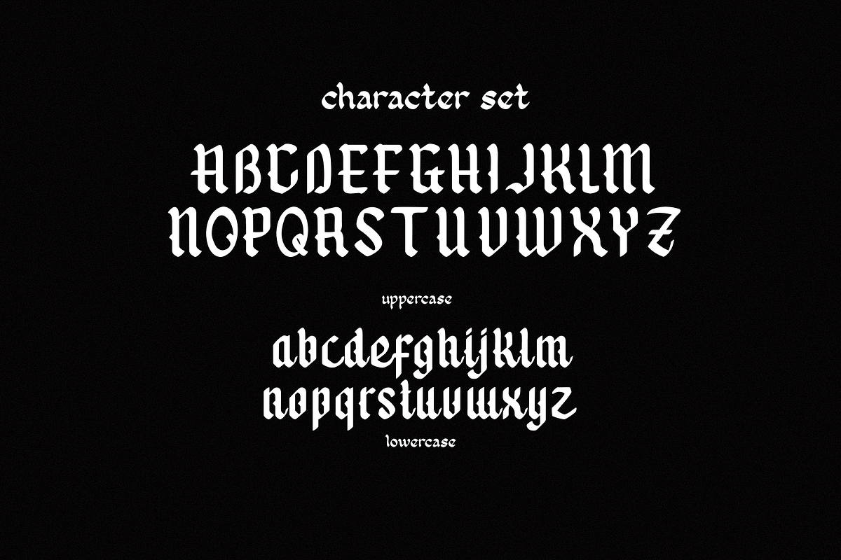 Not Today - Blackletter Script Font, a Blackletter Font by ariodsgn