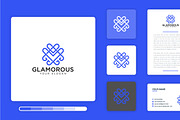 Glamorous Logo Design Template, a Branding & Logo Template by Nisha Droch