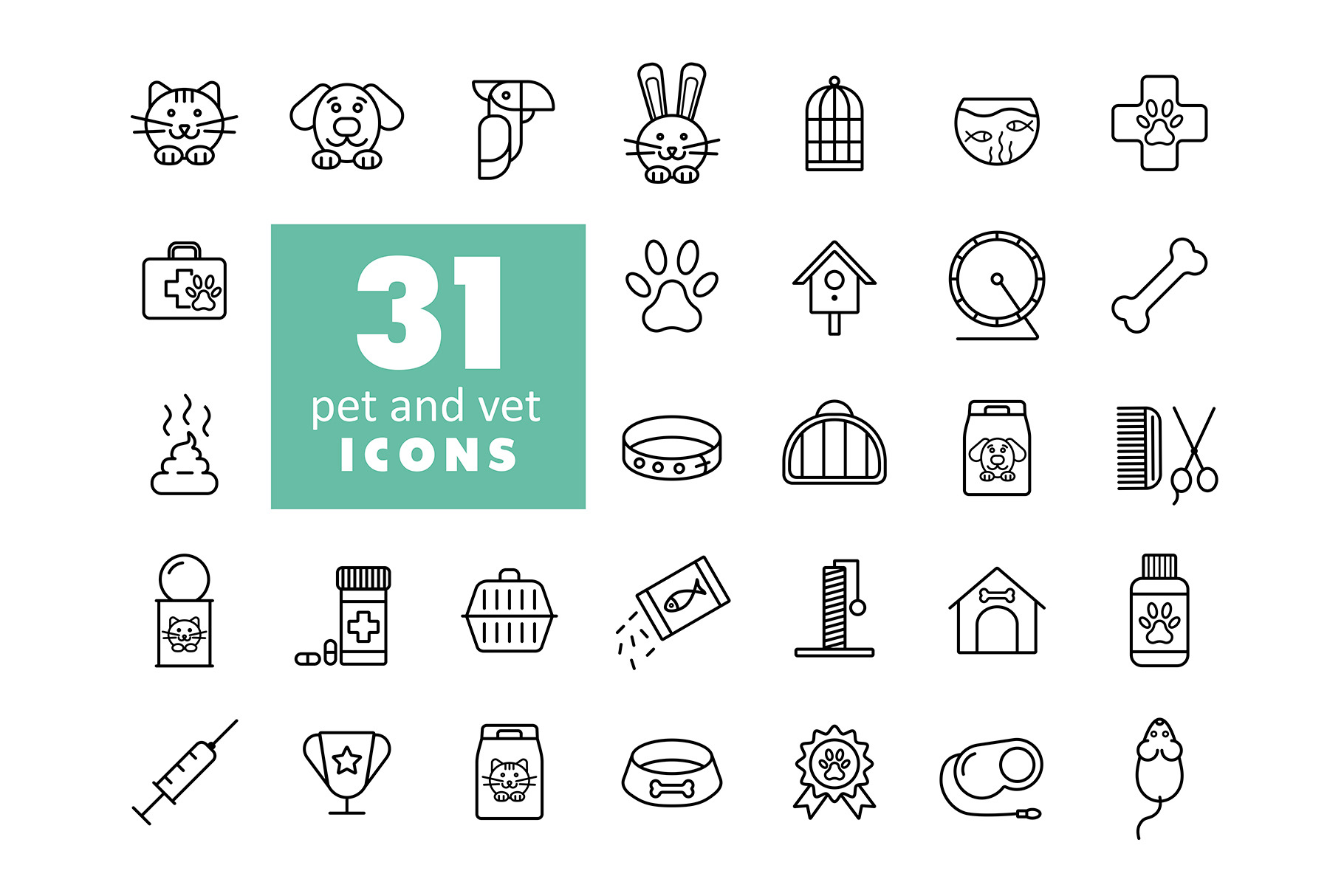 31 Pet and vet vector icon, an Icon by Nasik-Nosik