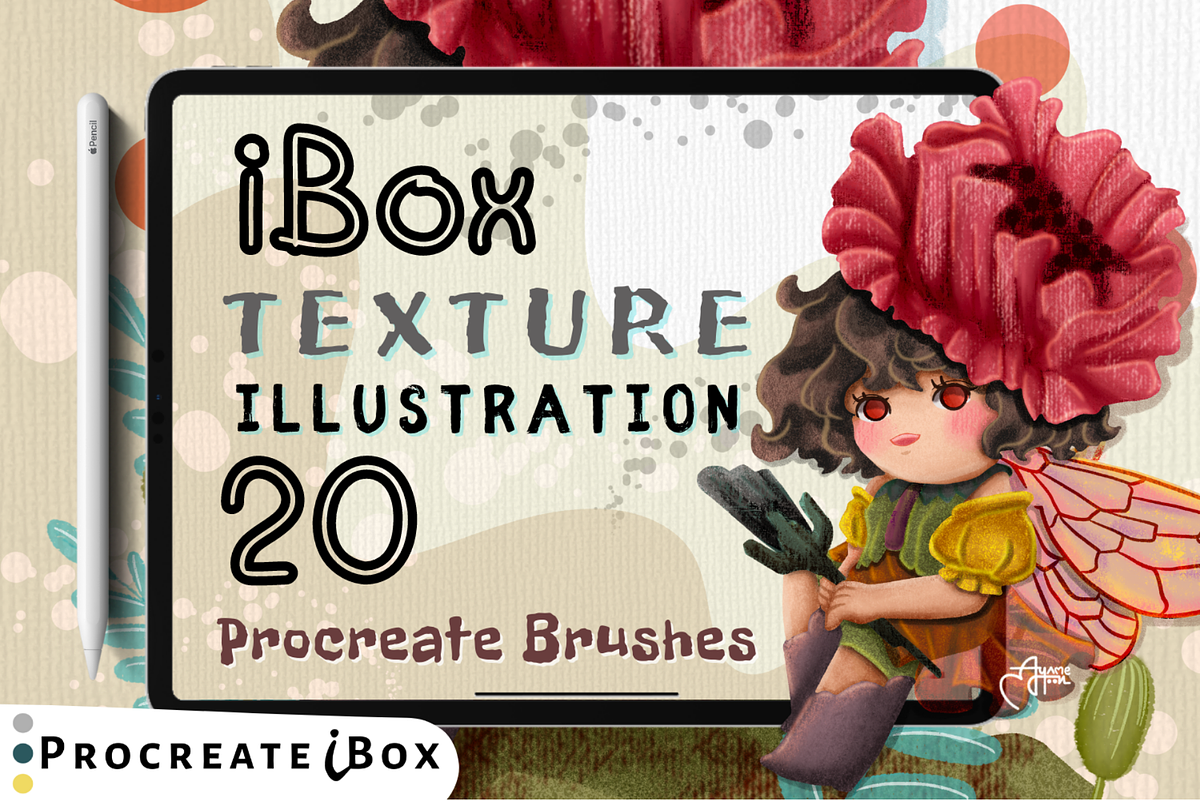 iBox texture procreate brushes, a Brush Add-On by ProcreateiBox | Creative Market