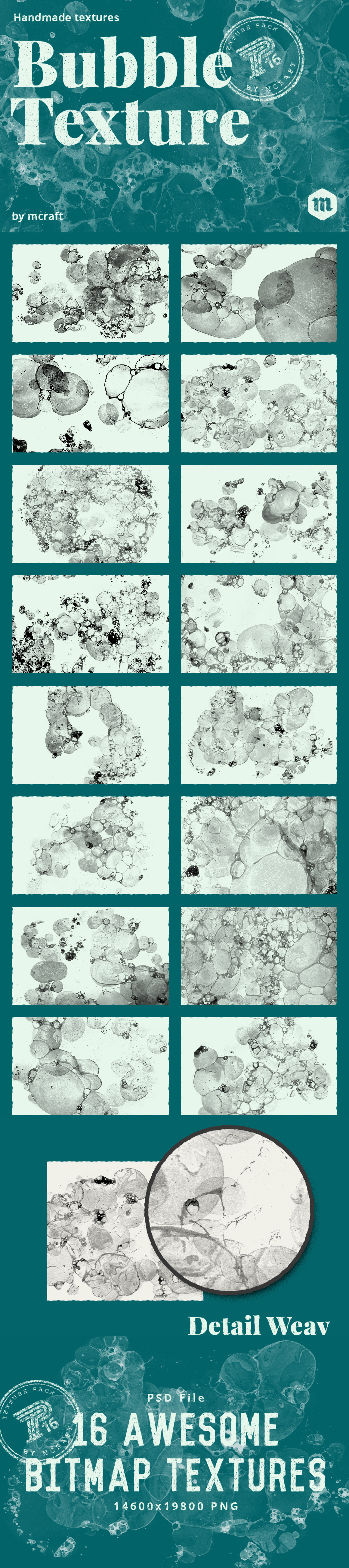 Bubble Texture Background Pack, a Texture Graphic by Headfonts