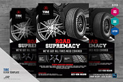 Tire_Shop_Flyer_Design_Template, a Flyer Template by PSDPixel