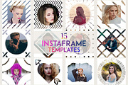 15 InstaFrame PSD Templates, a Social Media Template by Creativetacos