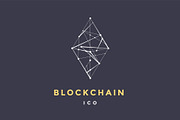 Template logo for blockchain technology | Finance Illustrations ...