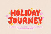 Holiday Journey | Bubble Font