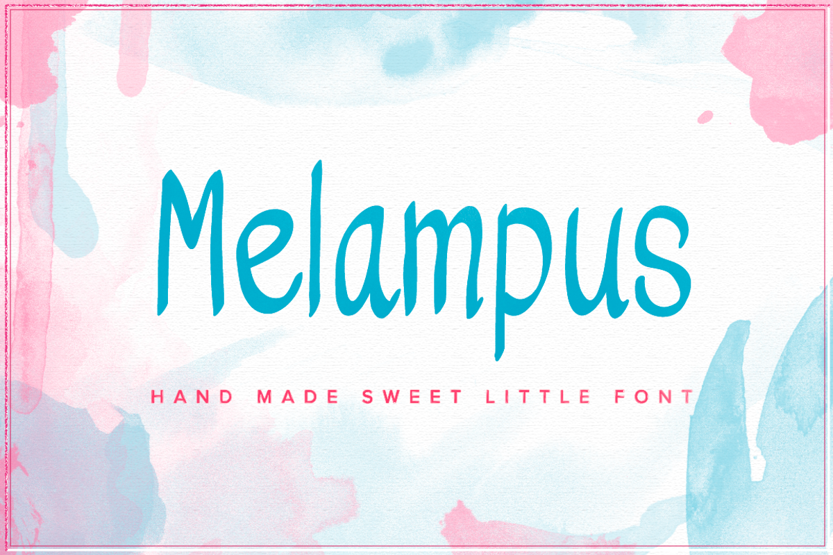 Melampus Font, a Sans Serif Font by Niram Factory