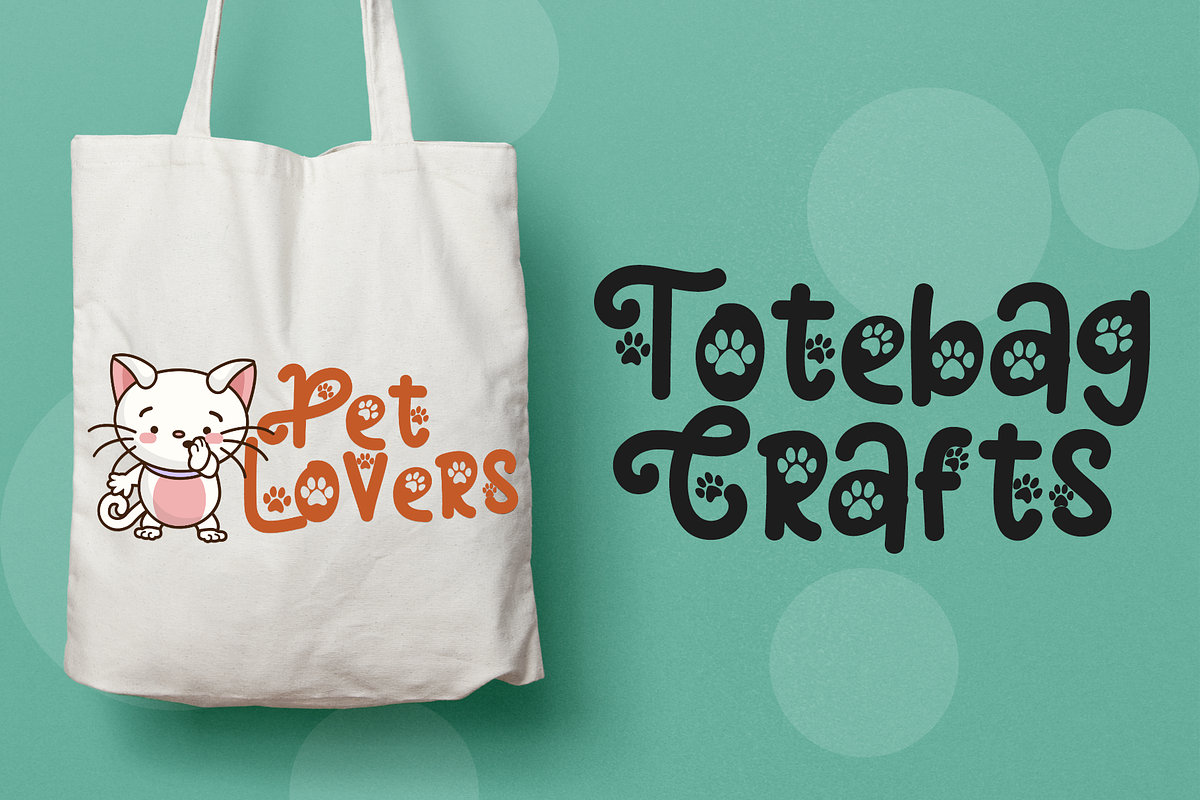 Cat Paw // Display Font, a Script Font by BearyType Studio