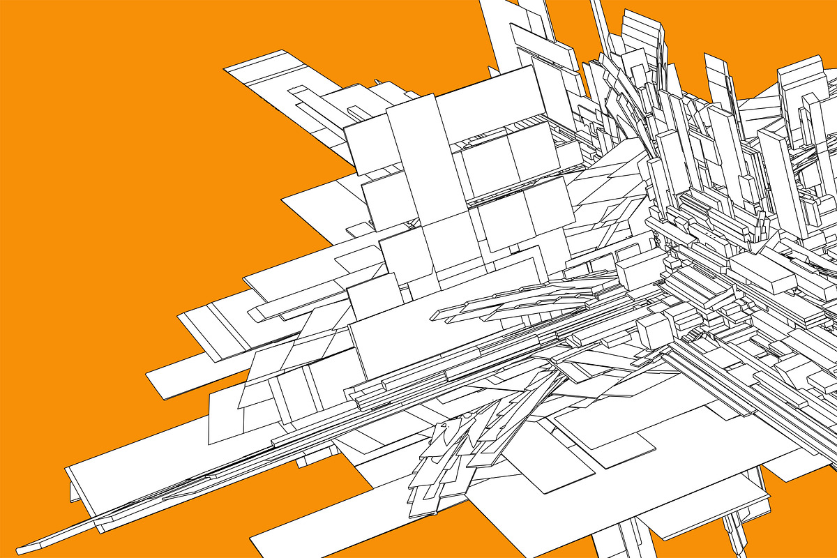 Geo City 01, an Illustration by Neo Ink Design