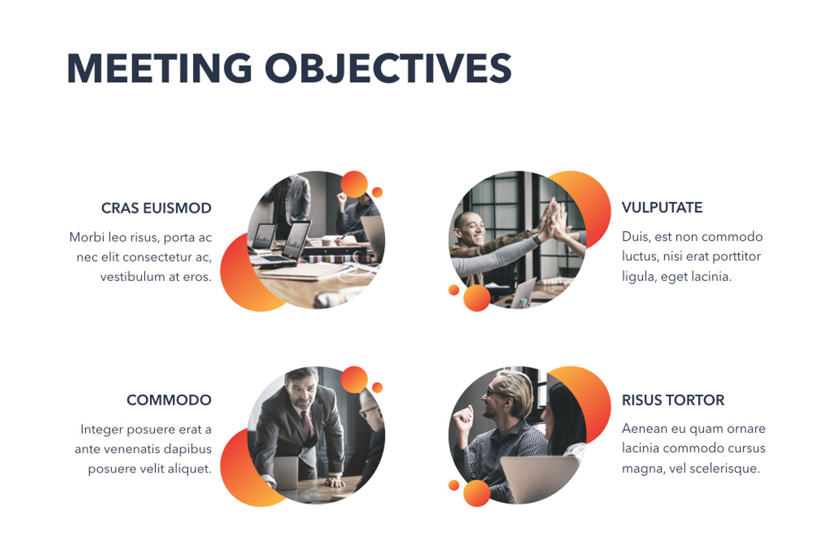 Weekly Meeting PowerPoint Template, a Presentation Template by Jumsoft