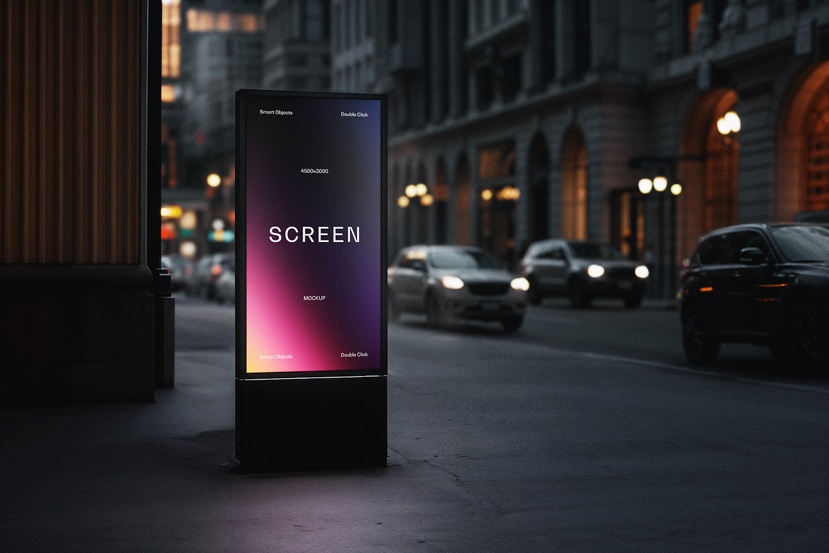 Digital Signage Mockup, a Product Mockup by Design Squad