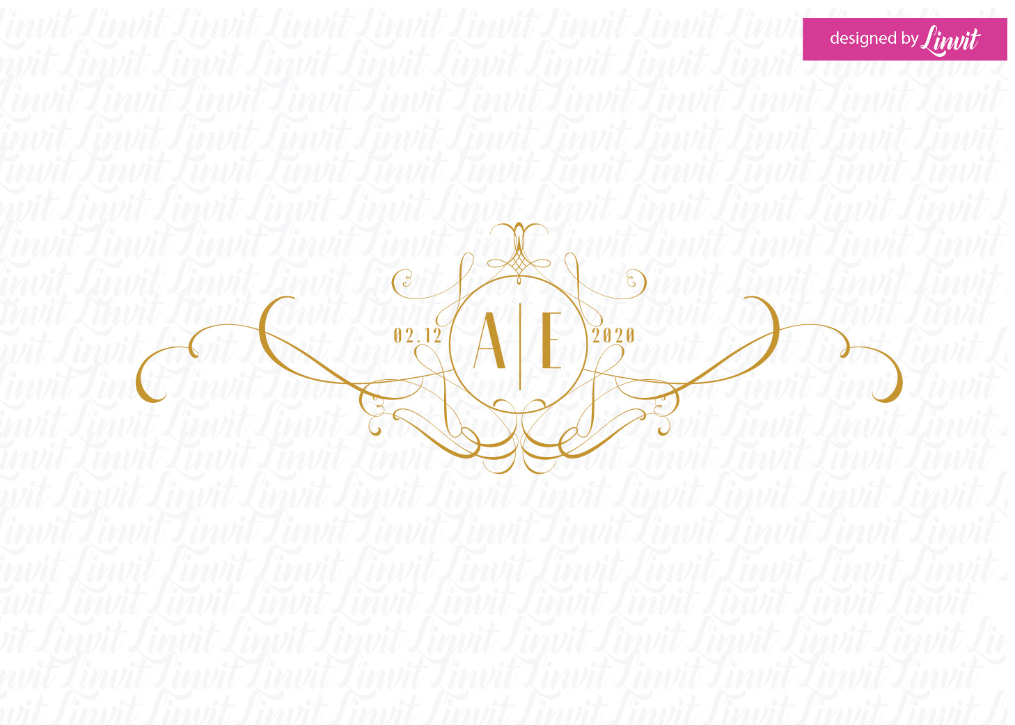 Monogram Svg, Monogram Frame Svg, a Branding & Logo Template by Linvit