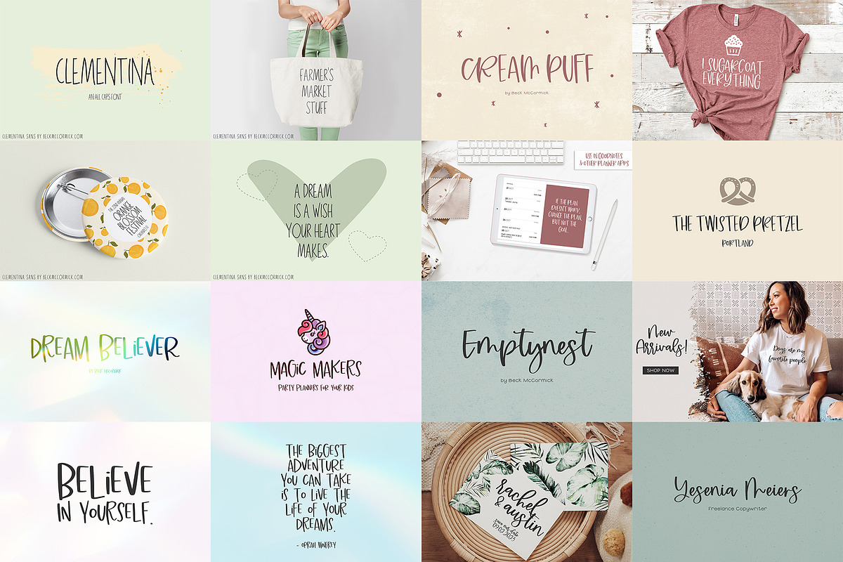 The Planner Font Bundle, a Handwritten Font by Beck McCormick
