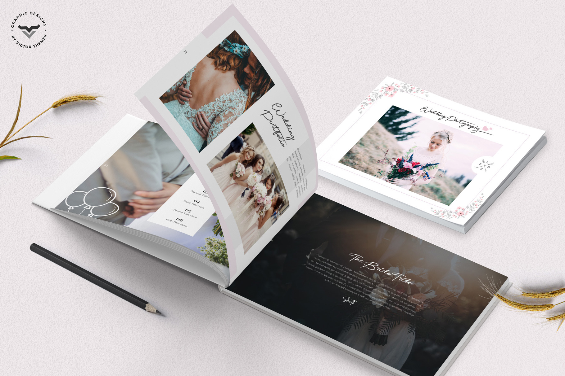 Wedding Photography Lookbook, an Invitation Template by VictorThemes