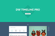 WordPress theme DW Timeline Pro, a WordPress Template by DesignWall